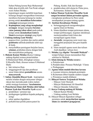 Nota Sejarah Tingkatan 1 | PDF