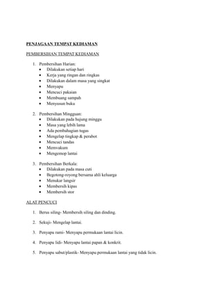 Nota tempat-kediaman | DOC