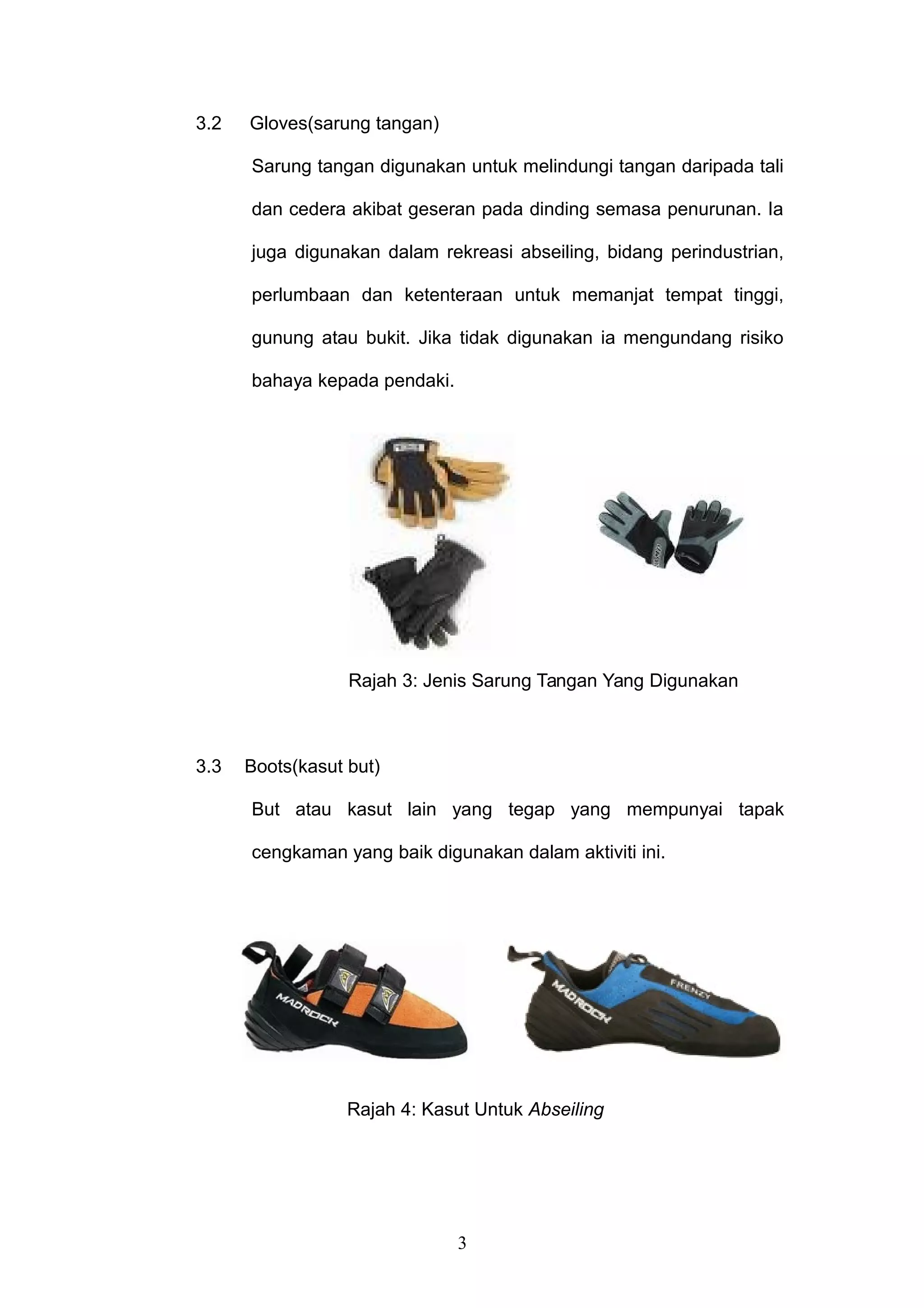 Nota abseiling | PDF