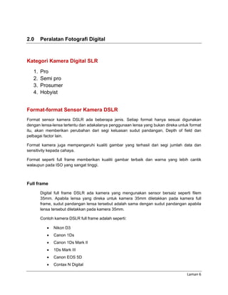 Nota asas digital fotografi (free version) | PDF