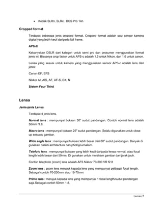 Nota asas digital fotografi (free version) | PDF