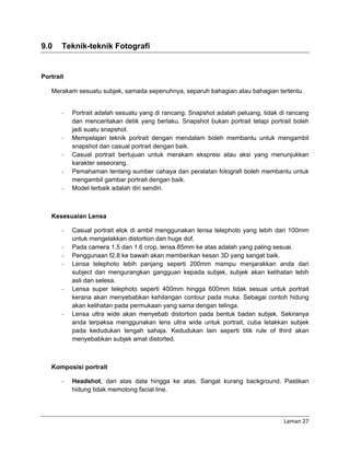Nota asas digital fotografi (free version) | PDF
