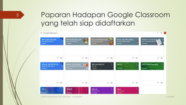 Nota asas google classroom 2020 | PPT