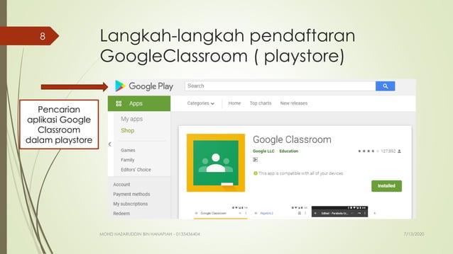 Nota asas google classroom 2020 | PPT