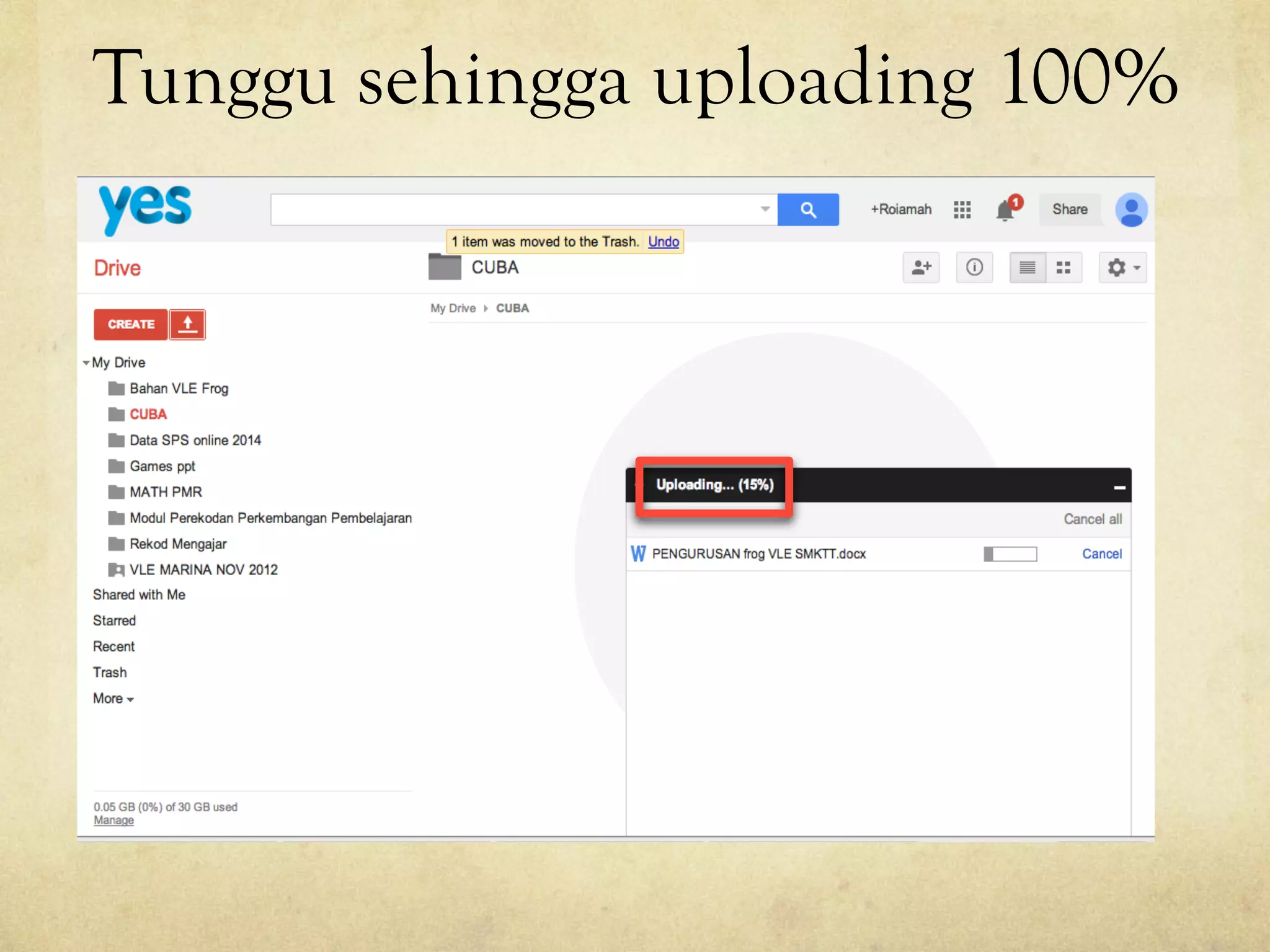 Nota asas google docs dan Frog VLE | PDF