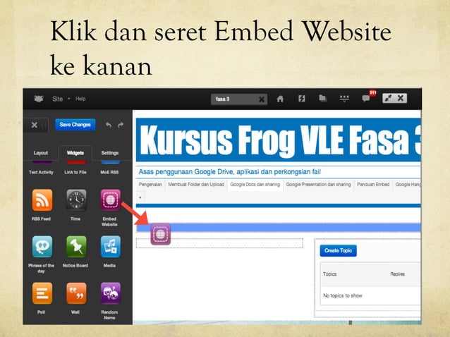 Nota asas google docs dan Frog VLE | PDF