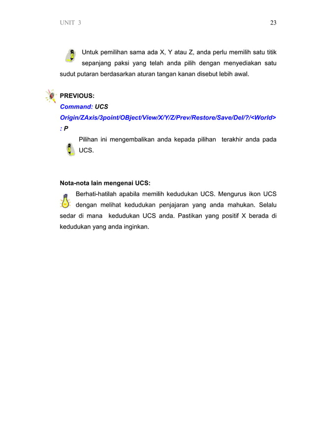 Nota AutoCAD 3D | PDF