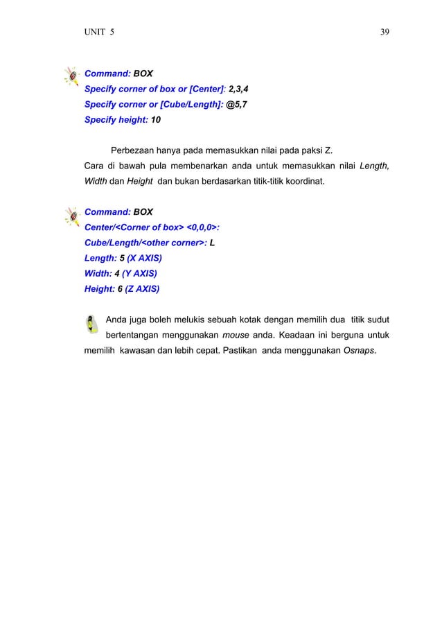 Nota AutoCAD 3D | PDF
