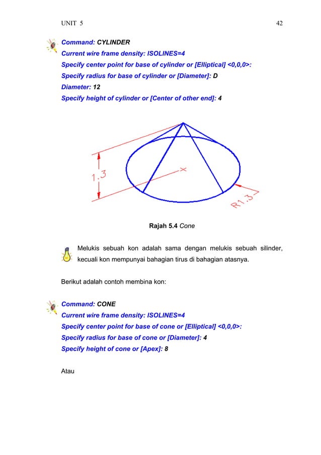 Nota AutoCAD 3D | PDF
