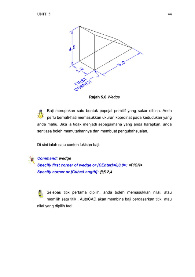 Nota AutoCAD 3D | PDF