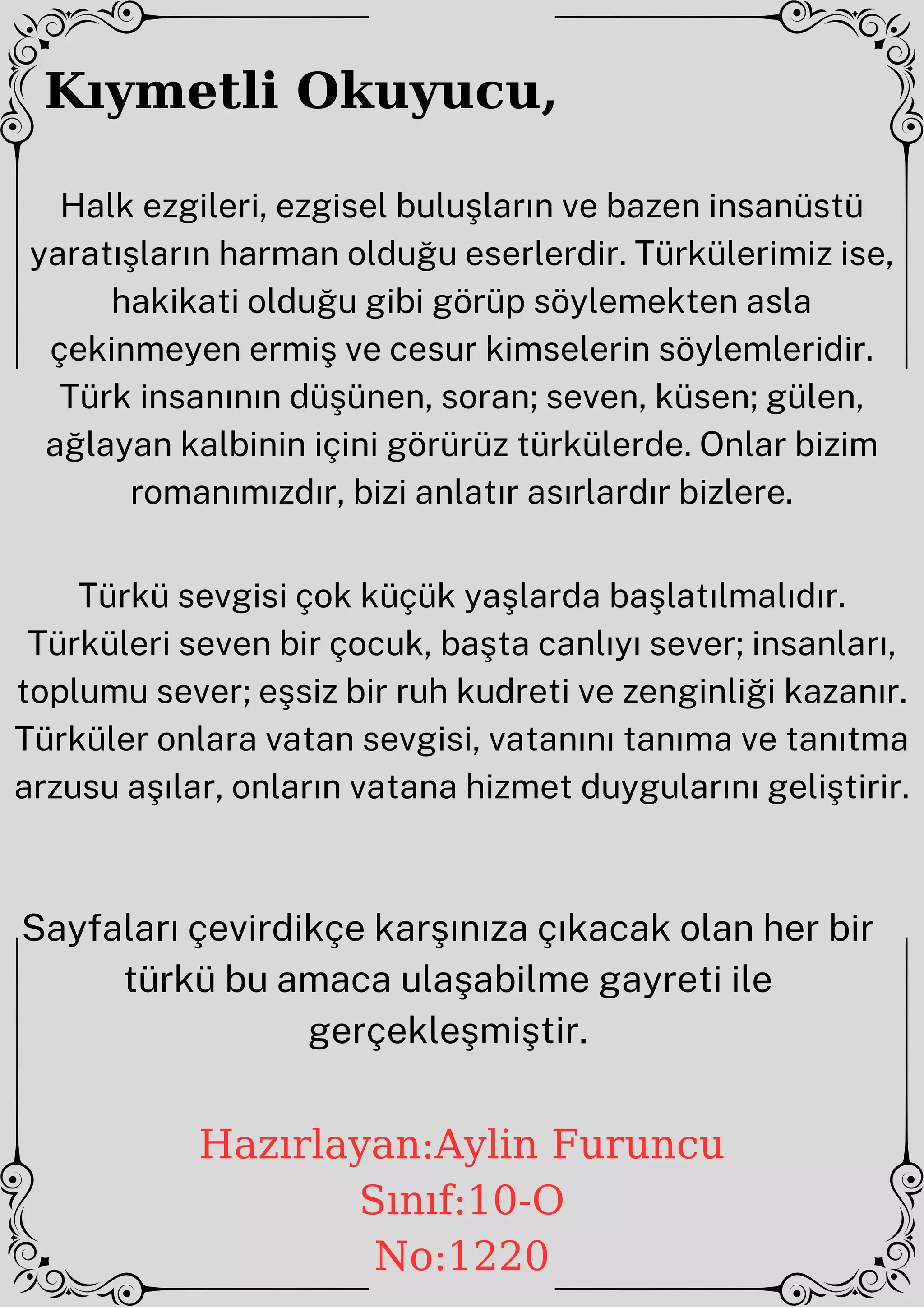 Nota,Aylin Furuncu | PDF