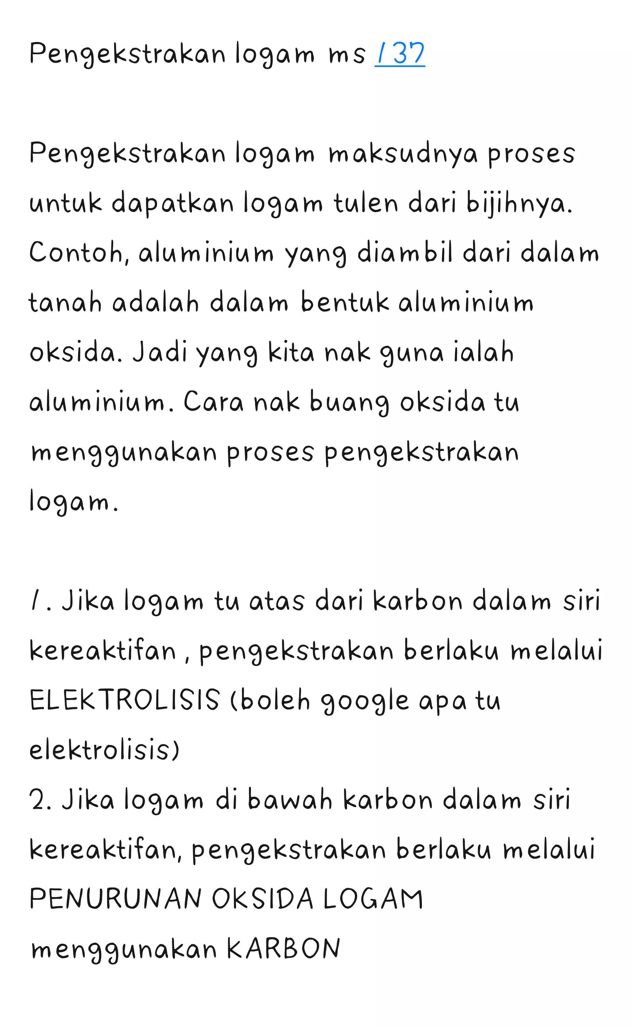 NOTA BAB 4 (SIRI KEREAKTIFAN LOGAM) SAINS TINGKATAN 3 KSSM | PDF