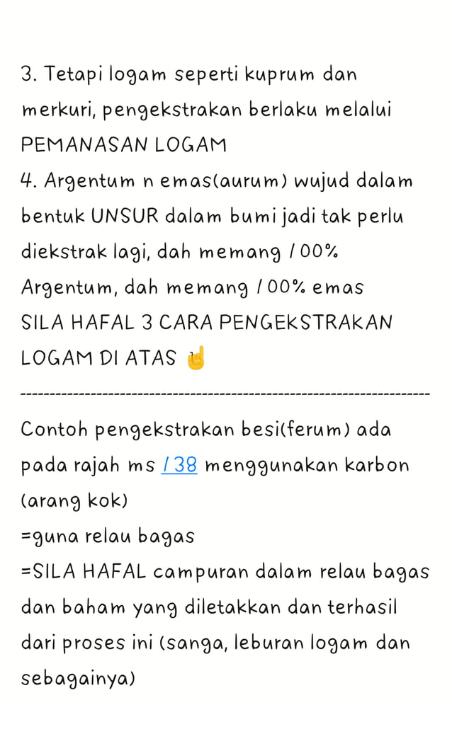 NOTA BAB 4 (SIRI KEREAKTIFAN LOGAM) SAINS TINGKATAN 3 KSSM | PDF