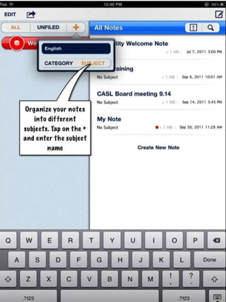 Notability 101 | PPTX