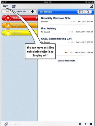 Notability 101 | PPTX