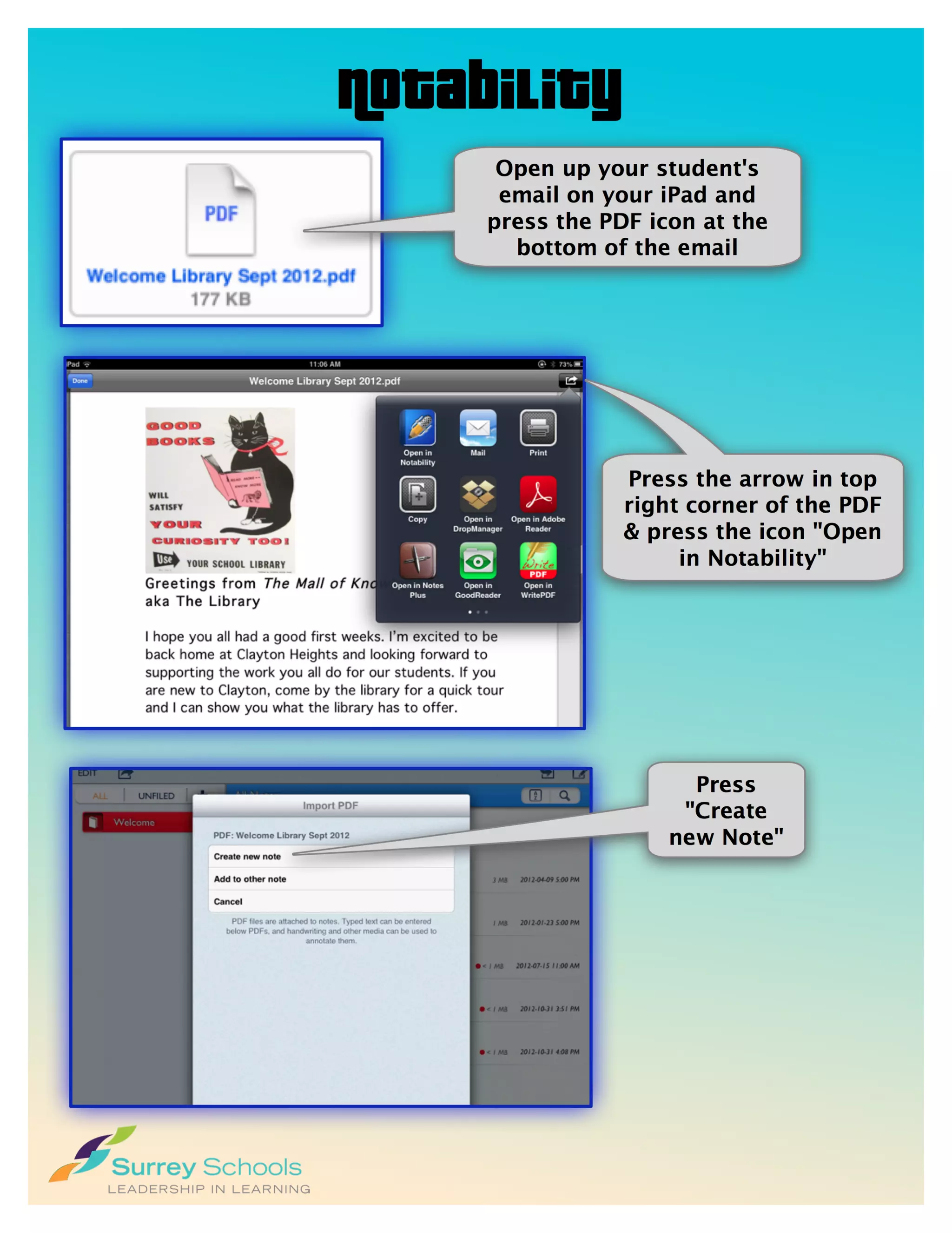 Use Notability App Feedback on Student Writing | PDF