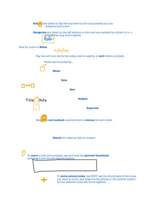 Notability user guide v4.3 | PDF
