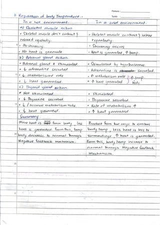 Nota Biologi Form 5 Bab 3 (English) 2015 | PDF