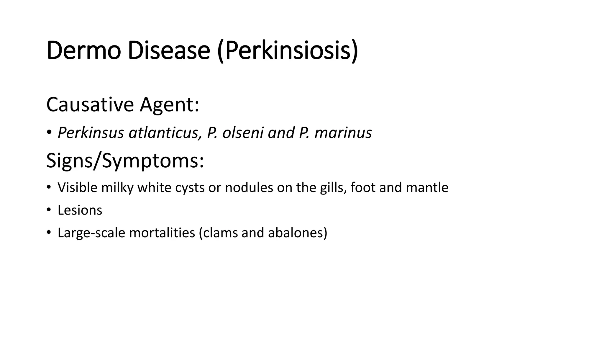 Notable Diseases of Shellfish | PPTX