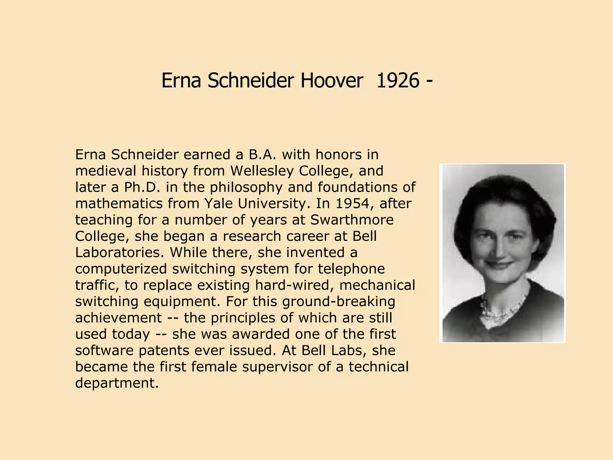Notable Women In Computers | PPT