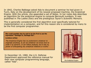 Notable Women In Computers | PPT