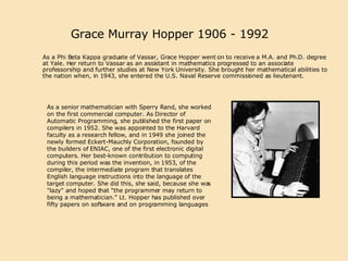 Notable Women In Computers | PPT