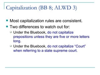 Notable alwd bluebook differences third ed | PPT | Auto Type | Automotive