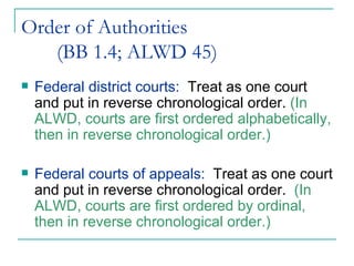 Notable alwd bluebook differences third ed | PPT | Auto Type | Automotive
