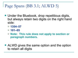 Notable alwd bluebook differences third ed | PPT | Auto Type | Automotive