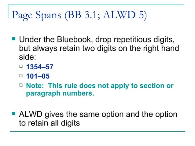 Notable alwd bluebook differences third ed | PPT | Auto Type | Automotive