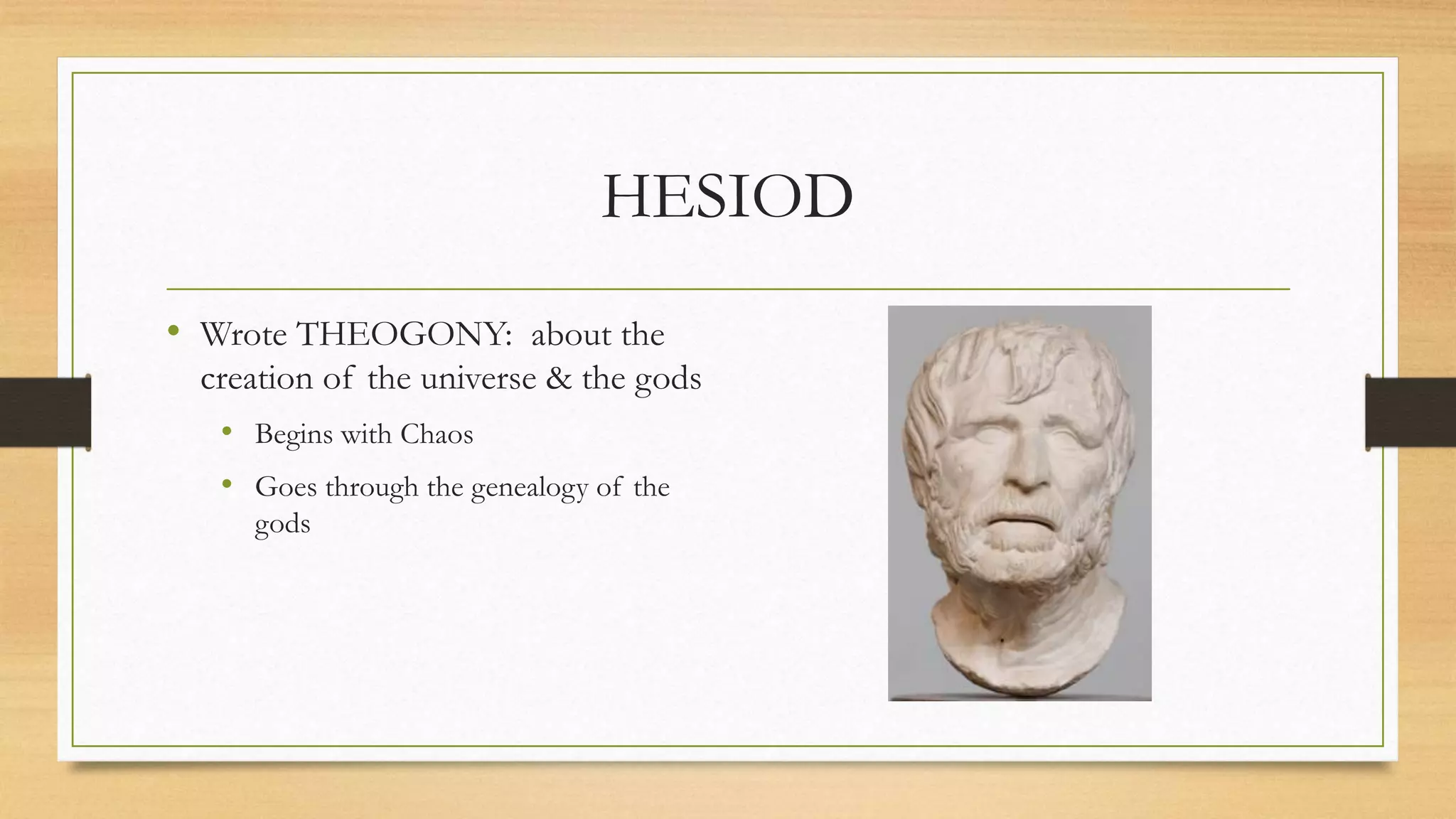Edith Hamilton's Mythology Sources | PPT