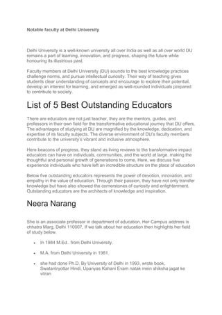 Notable faculty at Delhi University.docx