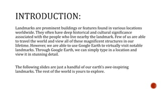 Notable Landmarks Around the World | PPT