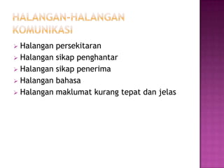 kemahiran komunikasi | PPTX
