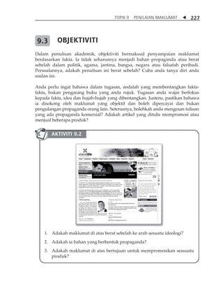 Nota bm topik9 oumh1103 | PDF