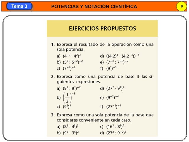 NOTACION CIENTIFICA matemática - copia.ppt | Physics | Science