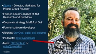 Not Actually a DevOps Talk, or, Beyond “Survival is Not Mandatory” | PPT