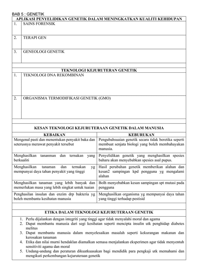 Nota dan latihan f4 bab 5 | PDF