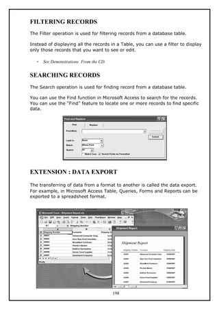 Nota database object query | PDF