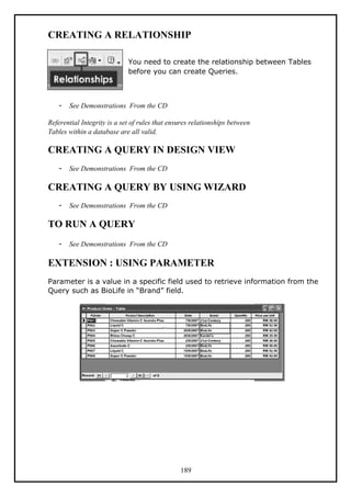 Nota database object query | PDF