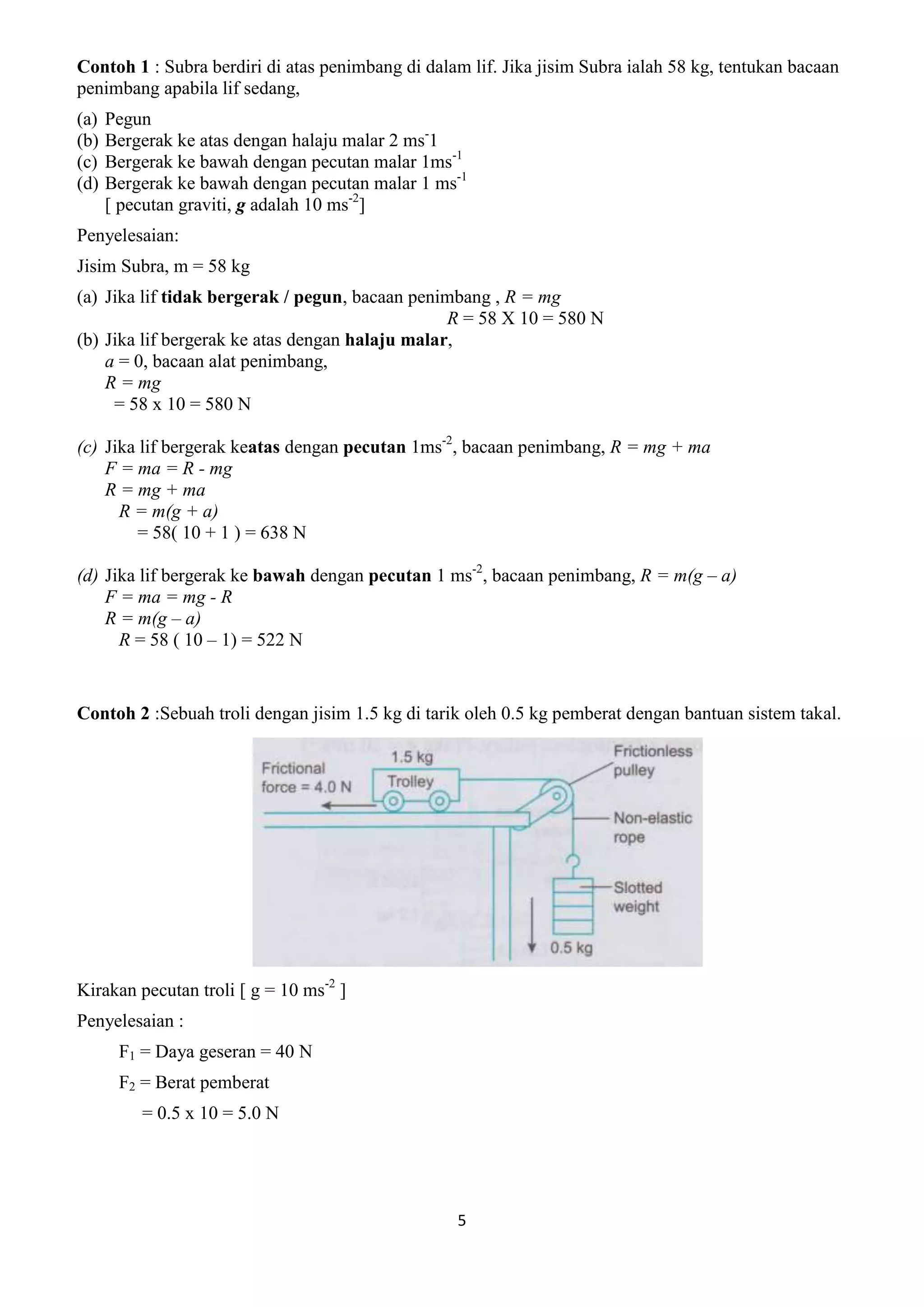 Nota daya graviti | PDF