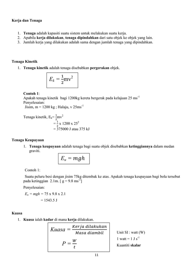 Nota daya graviti | PDF