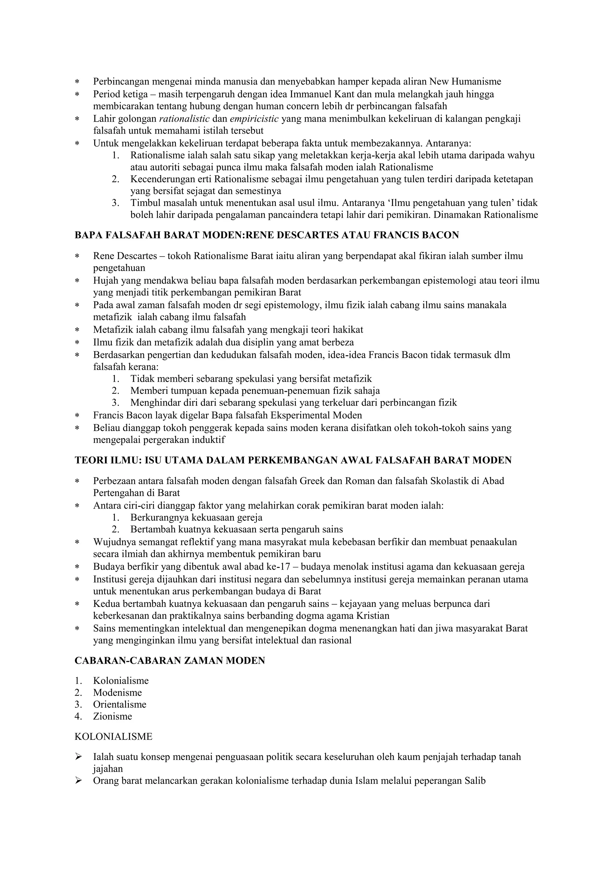 pemikiran islam semasa Jabatan Usul FPI, UKM | PDF