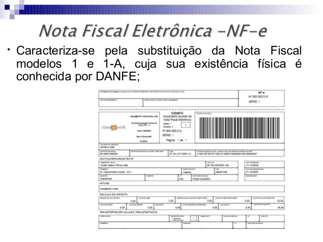 Nota fiscal eletrônica
