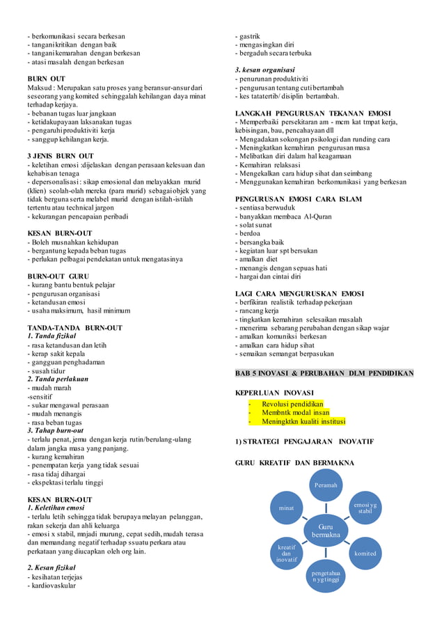 Nota guru dan cabaran semasa (edu 3093) | PDF