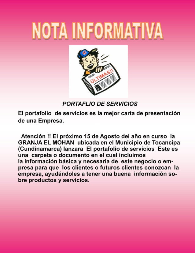 Nota informativa | PDF