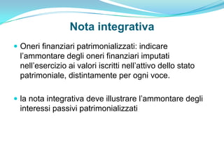 Nota Integrativa | PPTX