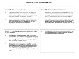 Kanun Prosedur Jenayah (Akta 593) | PPT