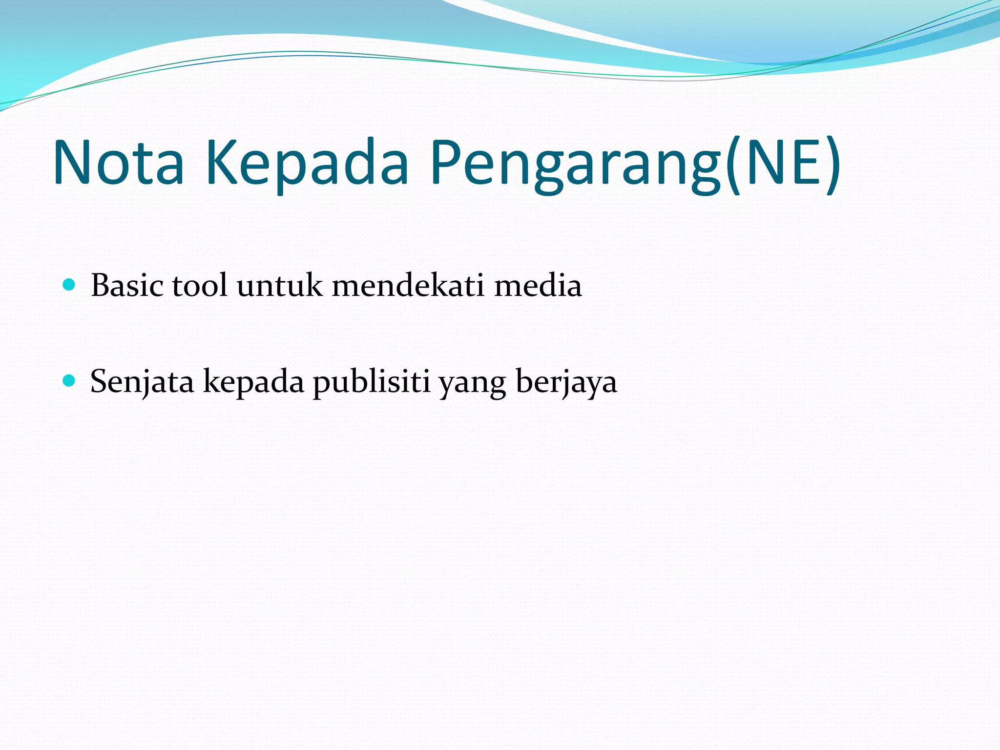 Nota kepada pengarang | PDF