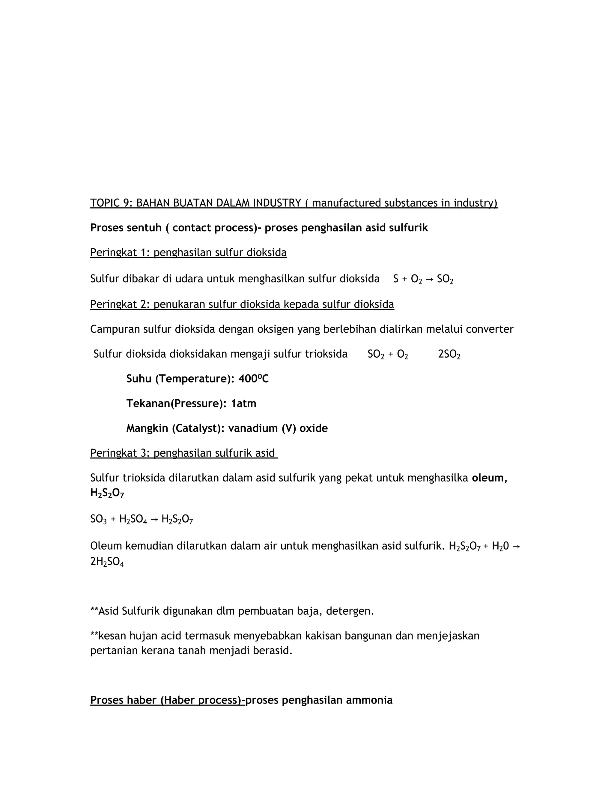 Nota kimia t4 | PDF